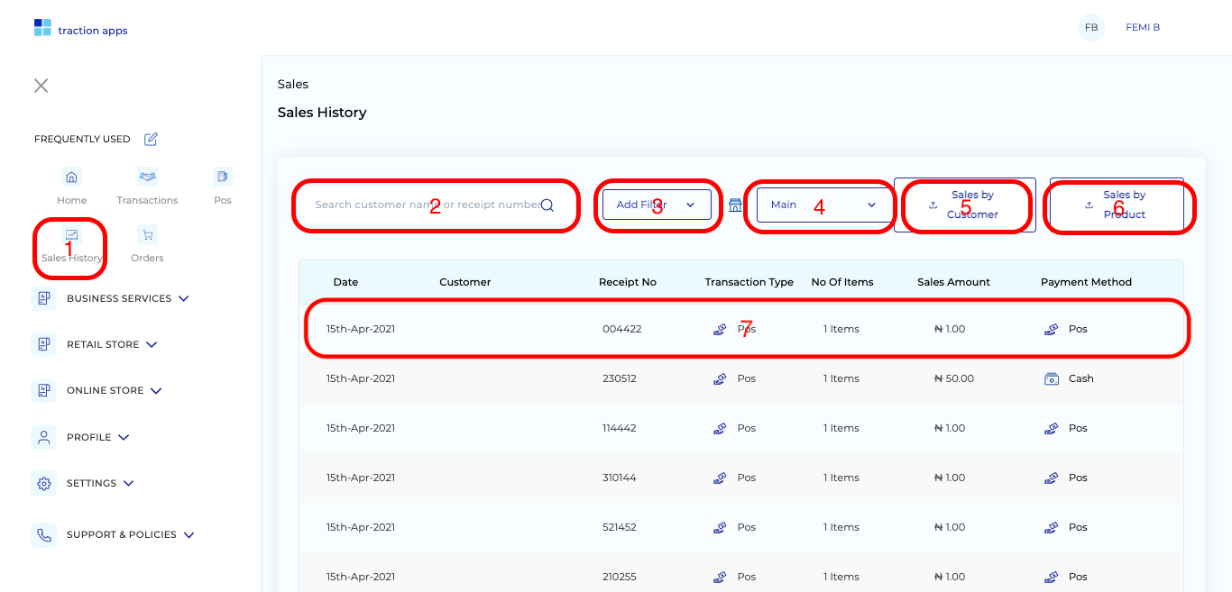 Traction Apps » Sales History - Traction Apps