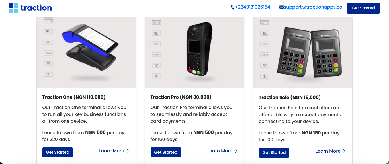 Traction Apps » How to request a POS Terminal - Traction Apps