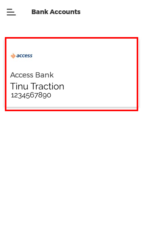 Traction Apps » Adding your settlement account - Traction Apps