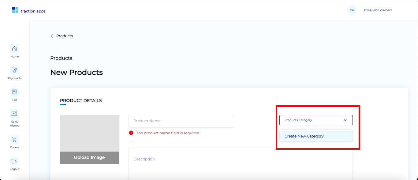 Traction Apps » Creating and managing products - Traction Apps