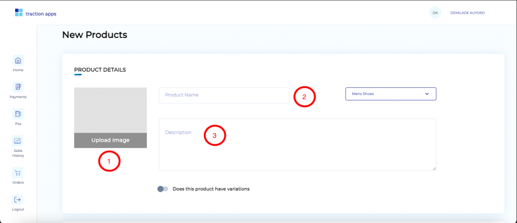 Traction Apps » Creating and managing products - Traction Apps